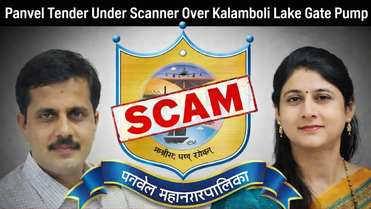 Kalamboli Lake pump tender faces scrutiny in Panvel.